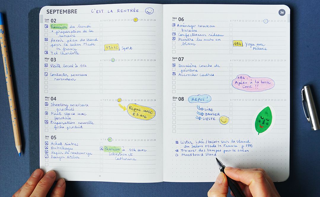 Utiliser son agenda efficacement : 6 conseils essentiels